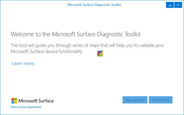 Microsoft Surface Diagnostic Toolkit 可帮助您运行硬件诊断 - Tech Club