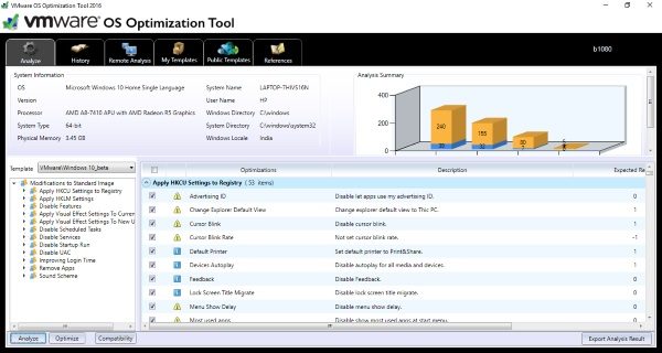 使用 VMware OS Optimization Tool 在虚拟环境中优化 Windows - Tech Club