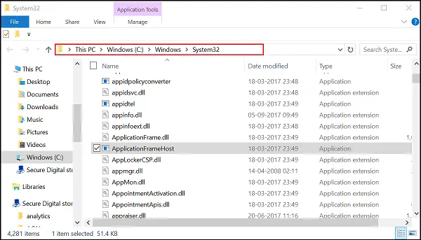 Windows Pc上的application Frame Host进程是什么 Tech Club