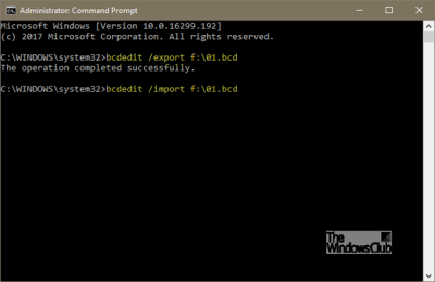 如何在 Windows 11/10 中备份和恢复启动配置数据 (BCD) 文件 - Tech Club