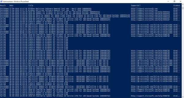 如何使用 Powershell 或命令提示符检查 Windows 更新历史记录 Tech Club