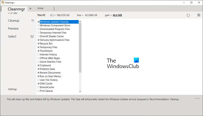 Cleanmgr+ 是 Windows 磁盘清理工具的替代品 - Tech Club