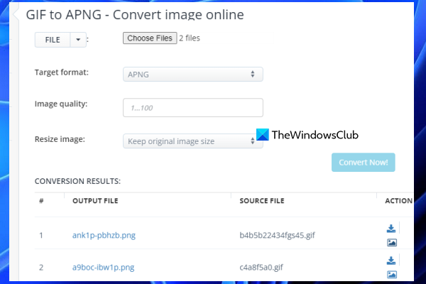 如何将 GIF 转换为 APNG（动画 PNG）