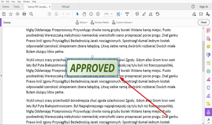 如何在 Adob e Acrobat Reader DC 中使用图章和自定义图章 - Tech Club