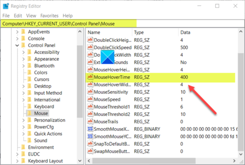 什么是鼠标悬停时间以及如何在 Windows 11/10 中更改它？ - Tech Club