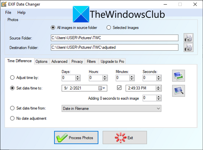 使用适用于 Windows 11 的批量 EXIF 编辑器软件批量编辑图像的 EXIF 元数据 - Tech Club