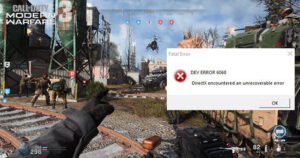 COD 现代战争 DEV 错误 6068、6065、6165、6071 - Tech Club