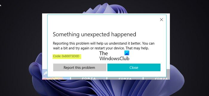 修复 Windows 11 中的 0x80073D0D Microsoft Store 错误代码 - Tech Club