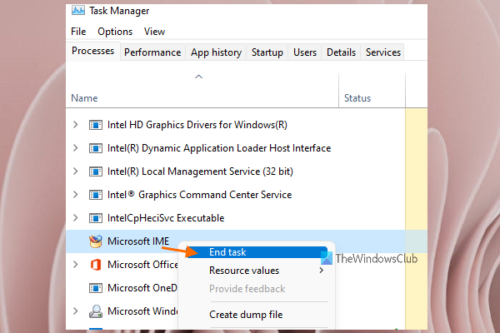 修复 Windows 11/10 上的 Microsoft Language IME 高 CPU 使用率 - Tech Club