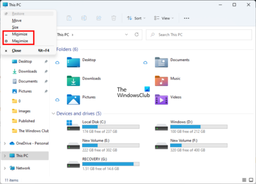 如何在 Windows 11/10 中最小化和最大化窗口 - Tech Club
