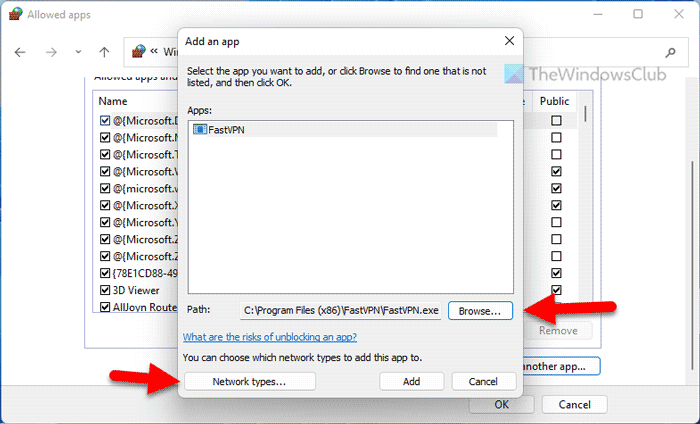 如何在 Windows 11/10 中允许 VPN 通过防火墙 - Tech Club
