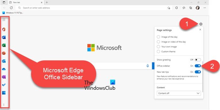 Microsoft Edge Bar、Edge Sidebar 和 Edge Office Bar 解释 - Tech Club