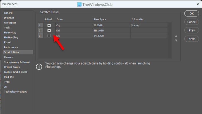 如何在 Photoshop 中更改暂存盘位置 - Tech Club