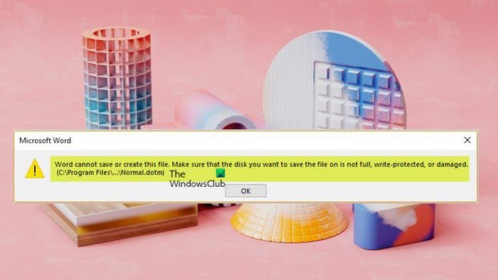 Word 无法保存或创建此文件？ Normal.dotm 错误 - Tech Club