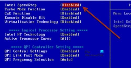 我应该打开还是关闭 Intel SpeedStep？ - Tech Club