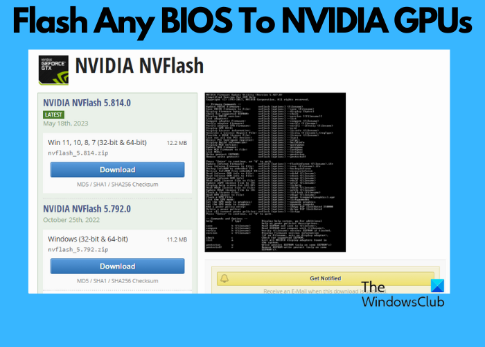 使用 NVFlash 将任何 BIOS 刷新到 NVIDIA GPU - Tech Club