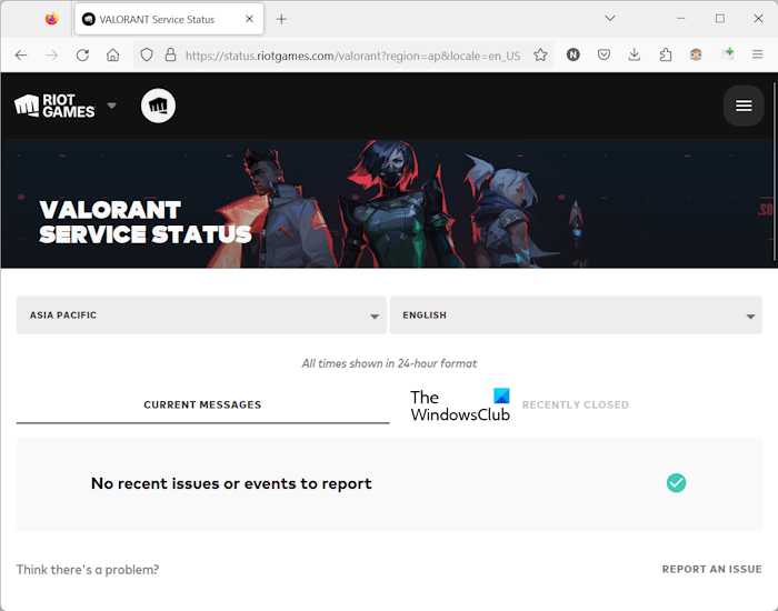 修复 Windows 11/10 上的 Valorant TIMEOUT 错误 - Tech Club