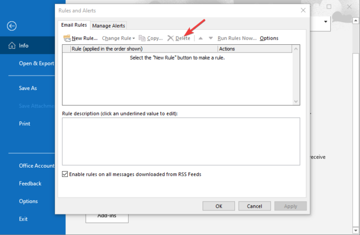 Outlook 365 规则无法自动运行 - Tech Club