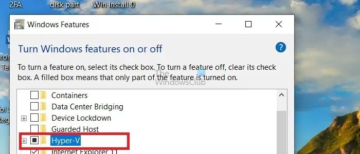 WSl 错误代码：Wsl/Service/CreateInstance/CreateVm/E_INVALIDARG - Tech Club