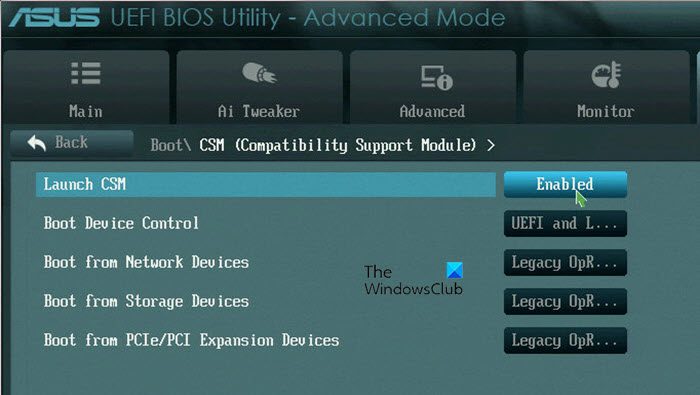 BIOS 中的 CSM 支持是什么？如何启用或禁用 CSM 支持？ - Tech Club