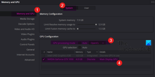 GPU 无法执行图像处理并出现错误代码 – DaVinci Resolve [修复] - Tech Club