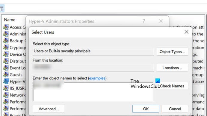 在 Windows 11 中为标准用户启用或禁用 Hyper-V - Tech Club
