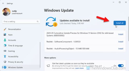 WindowsPackageManagerServer.exe 应用程序错误 [修复] - Tech Club