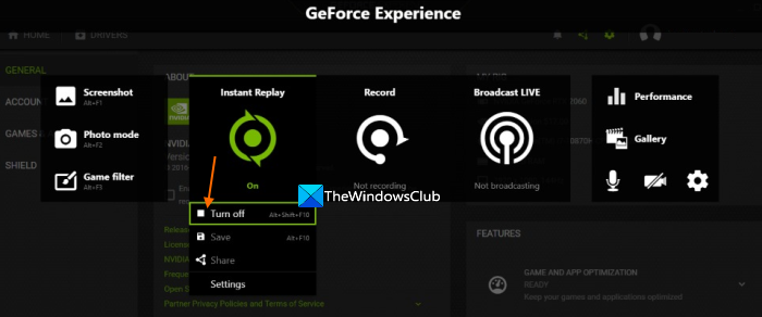 如何禁用 GeForce Experience 游戏内叠加 - Tech Club