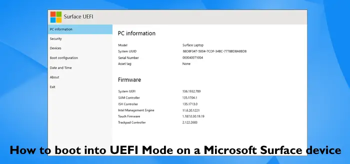 如何在 Surface 裝置上啟動進入 UEFI 模式 - Tech Club