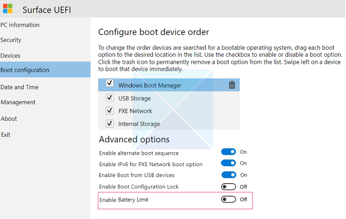 如何在 Surface 設備中啟用或禁用電池限制 - Tech Club