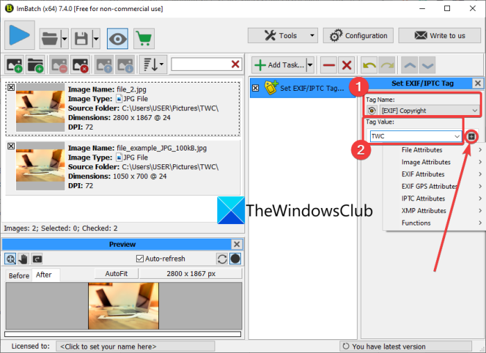 使用適用於 Windows 11 的批量 EXIF 編輯器軟件批量編輯圖像的 EXIF 元數據 - Tech Club