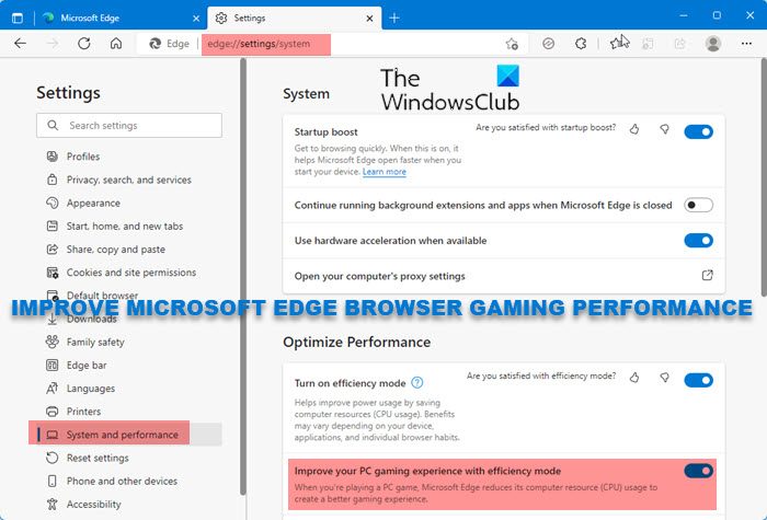 如何提高 Microsoft Edge 中的遊戲性能 - Tech Club