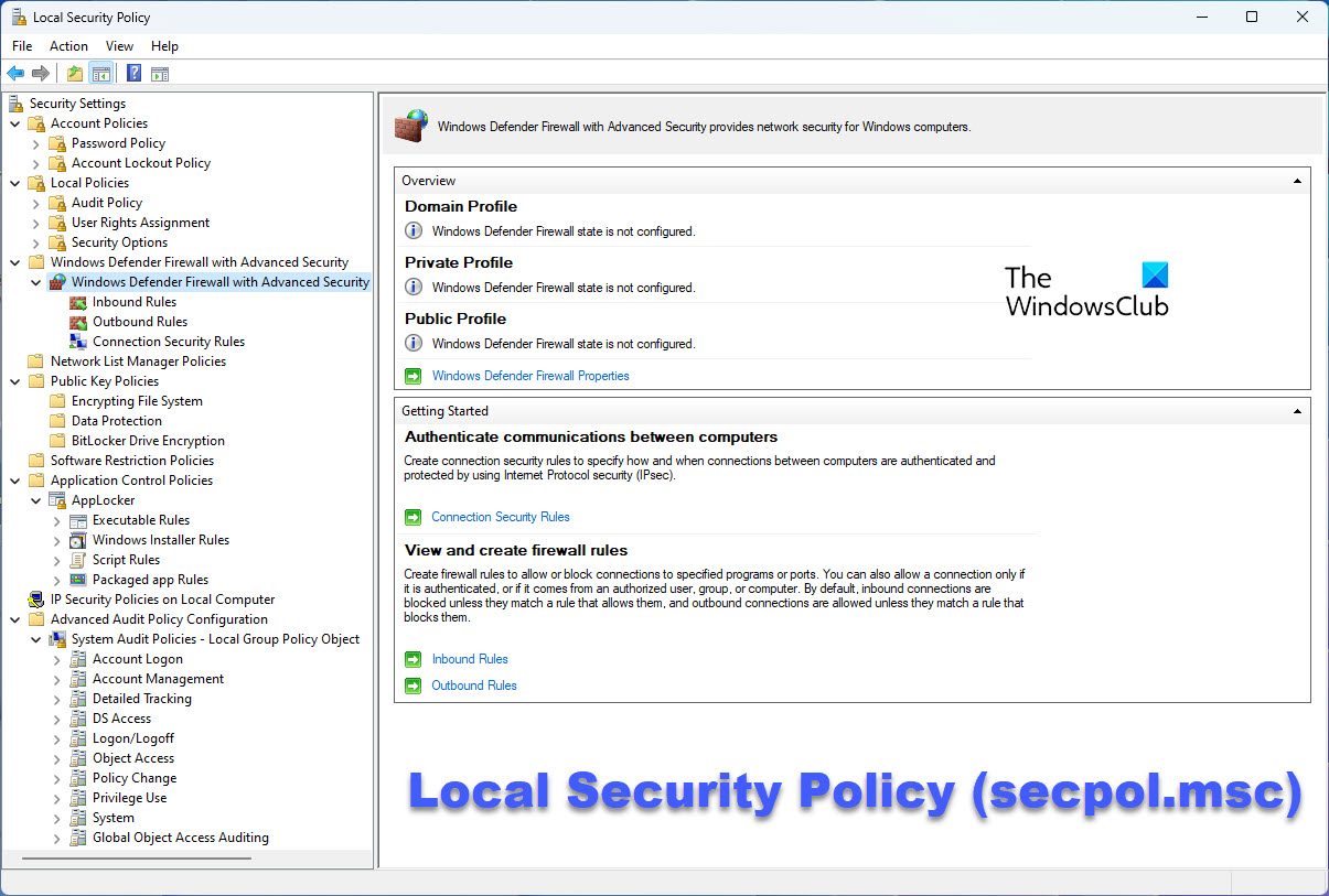 如何在 Windows 11/10 上開啟本機安全性原則 (secpol.msc) - Tech Club