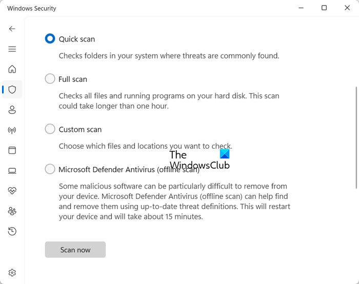 Windows Defender 離線掃描、完整掃描與快速掃描說明 - Tech Club