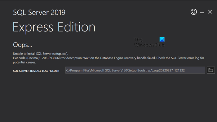 修復無法在 Windows 11 上安裝 SQL Server - Tech Club